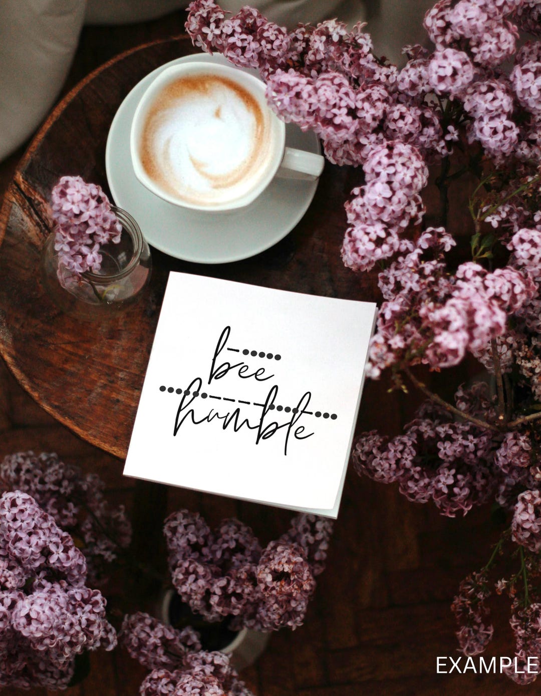 Bee Humble Morse Code Design for Home Decor, Apparel, Stationary ...