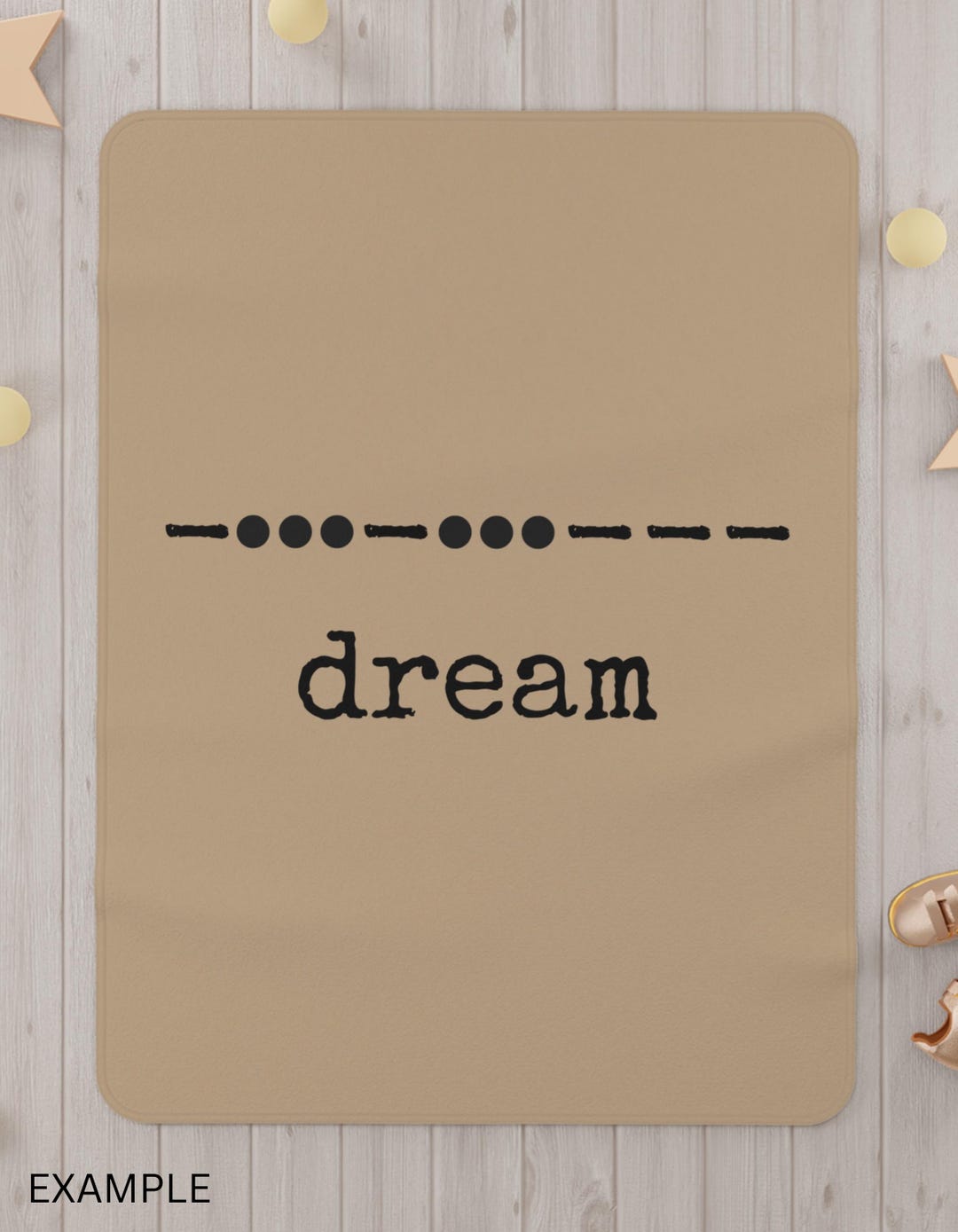 Dream Kids Morse Code Design for Nursery, Playroom, Toys, Stuffed ...
