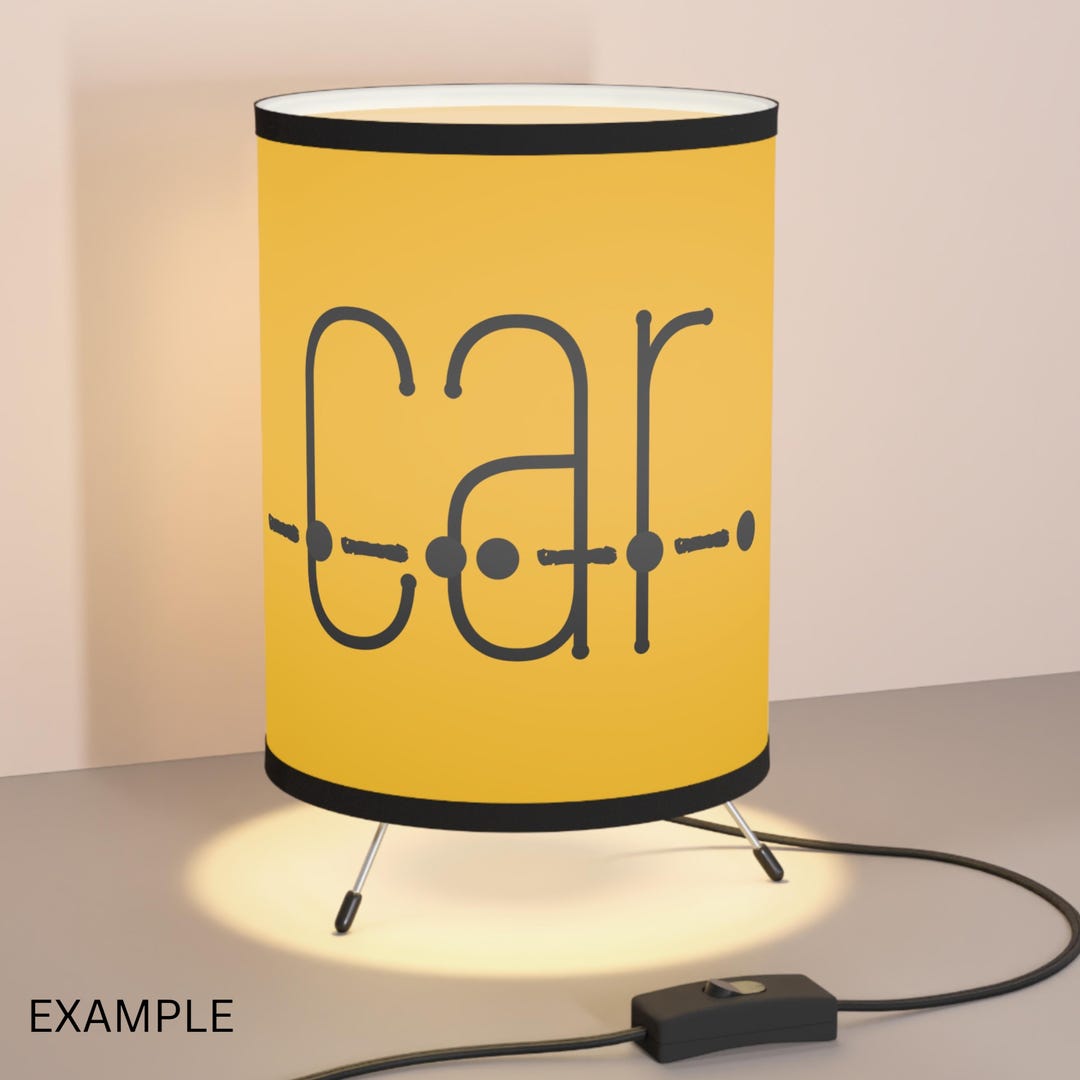 Car Kids Morse Code Design for Nursery, Playroom, Toys, Stuffed Animals ...