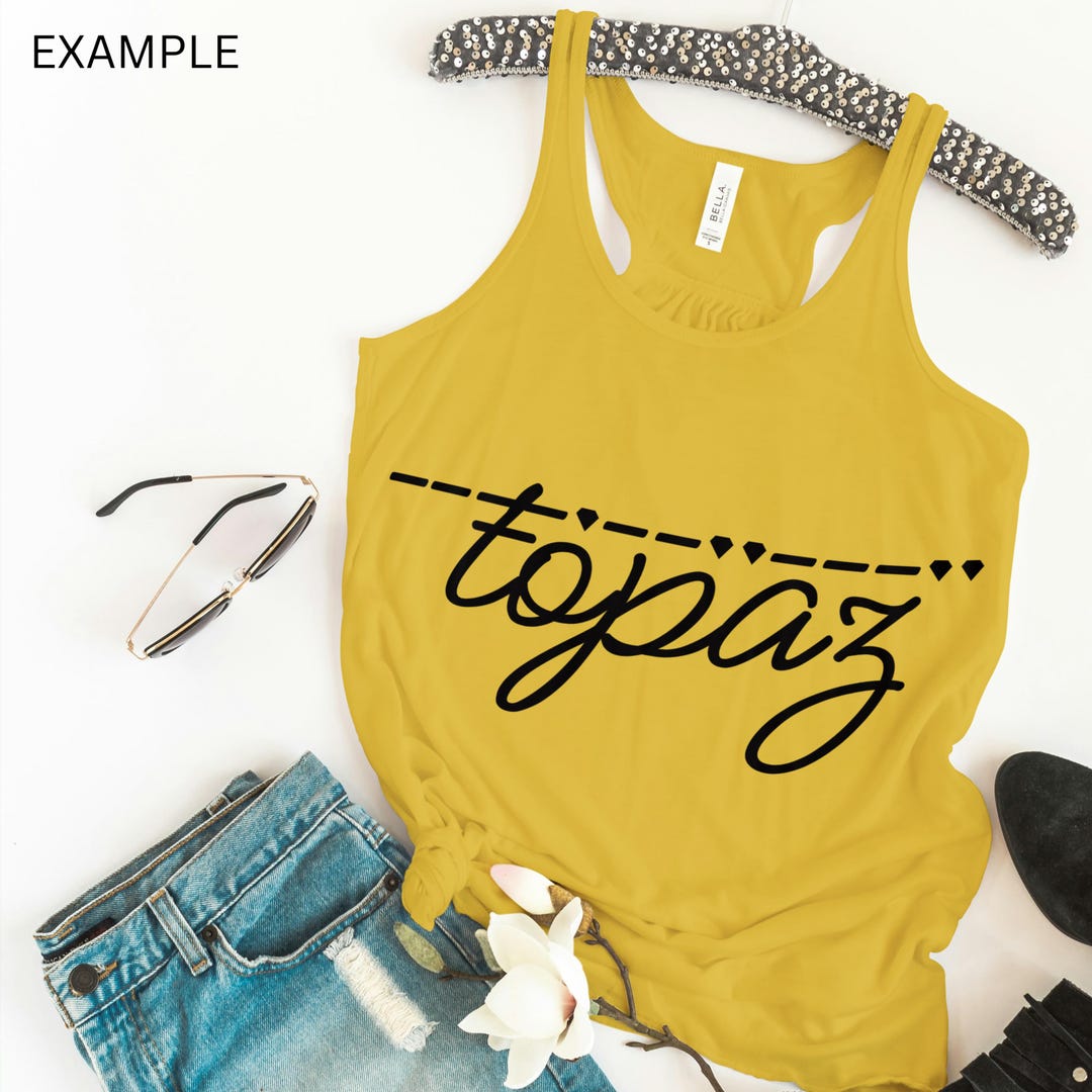 Topaz Birthstone Morse Code Design for Home Decor, Jewelry Boxes ...