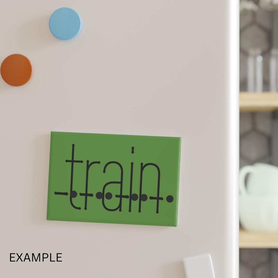 Train Kids Morse Code Design for Nursery, Playroom, Toys, Stuffed ...