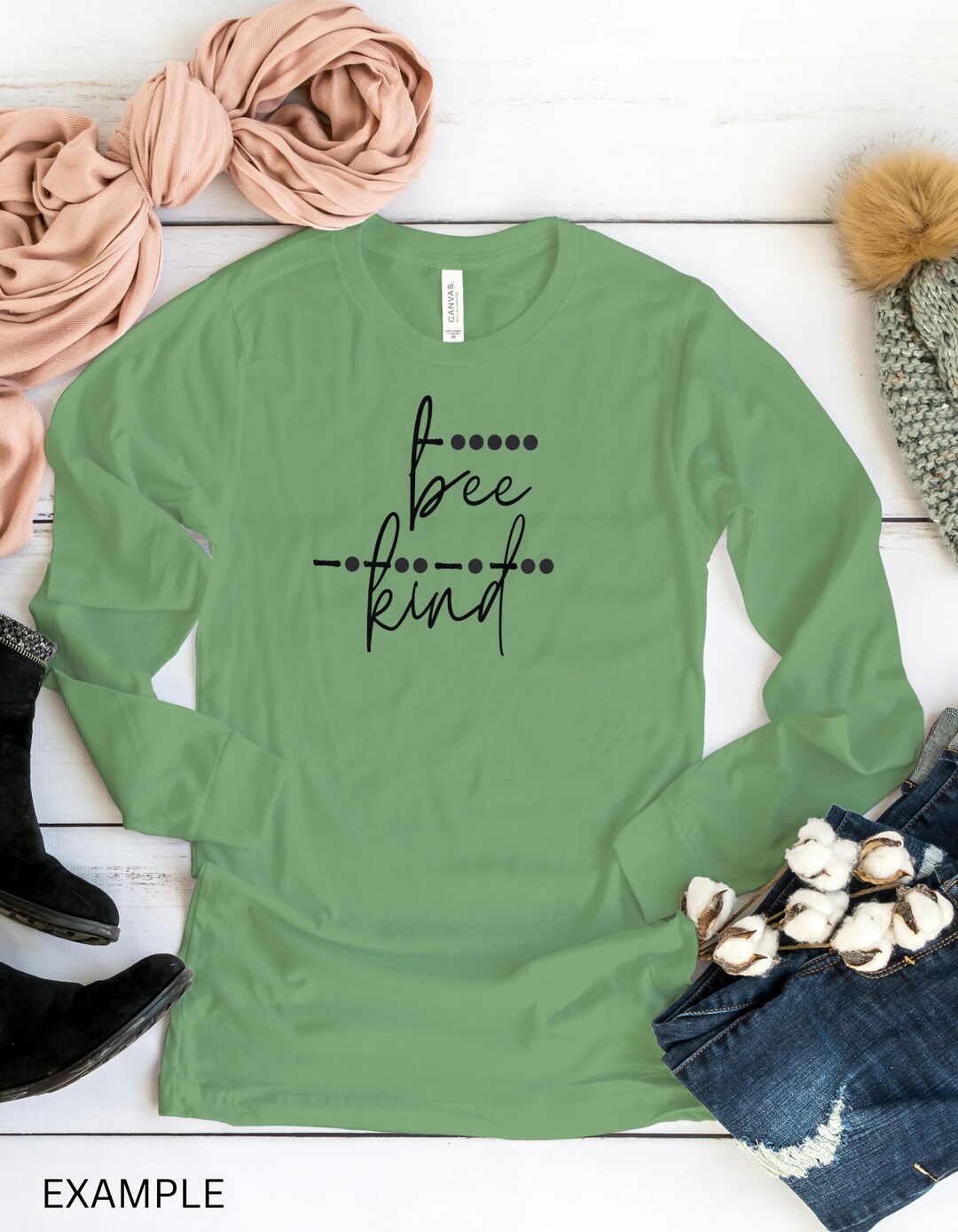 Bee Kind Morse Code Design for Home Decor, Apparel, Stationary ...