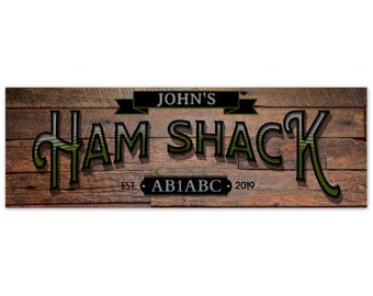Ham Shack Metal Sign - Etsy