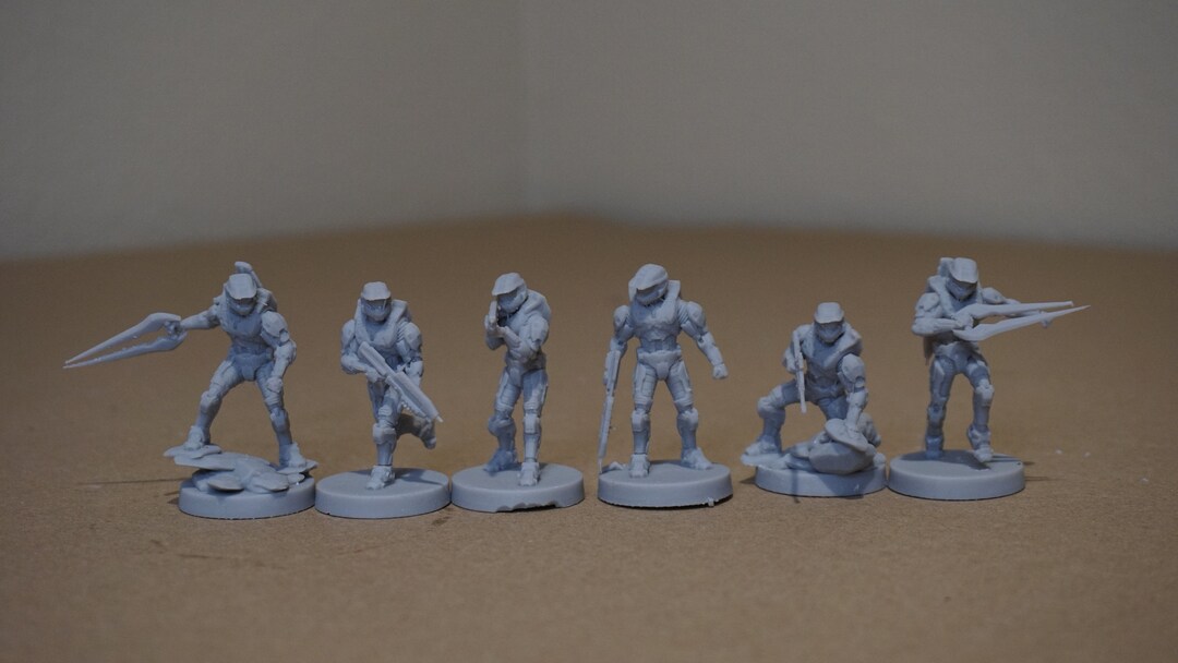 Halo 3 Master Chief Resin Miniatures - Etsy