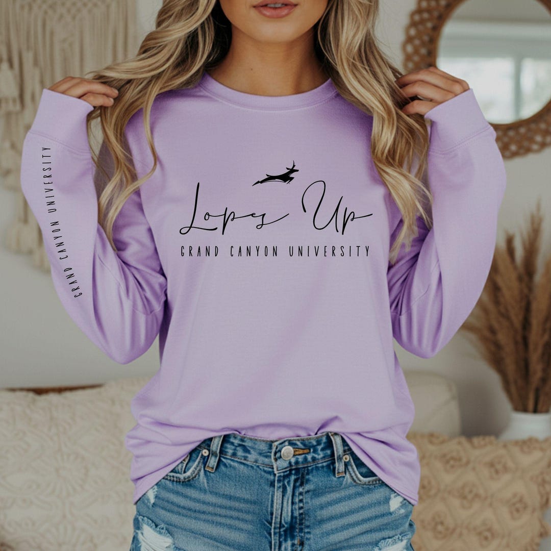 Personalized GCU Grand Canyon University Long Sleeve T-shirt Sleeve ...