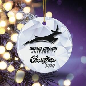 GCU Black Lope Grand Canyon University Custom Ceramic Christmas ...