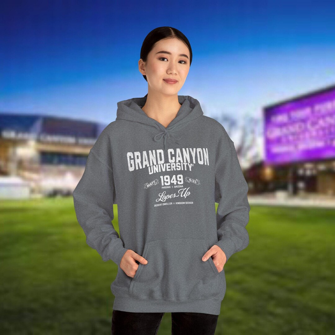 GCU Grand Canyon University Vintage 1949 Retro Hoodie Hooded Sweatshirt ...