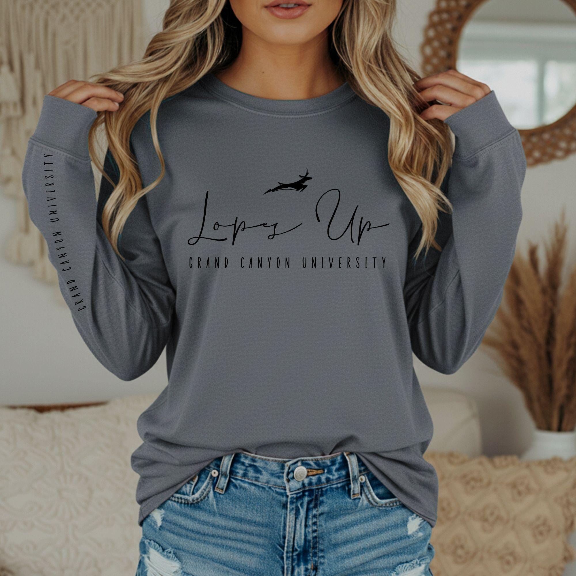 Personalized GCU Grand Canyon University Long Sleeve T-shirt Sleeve ...