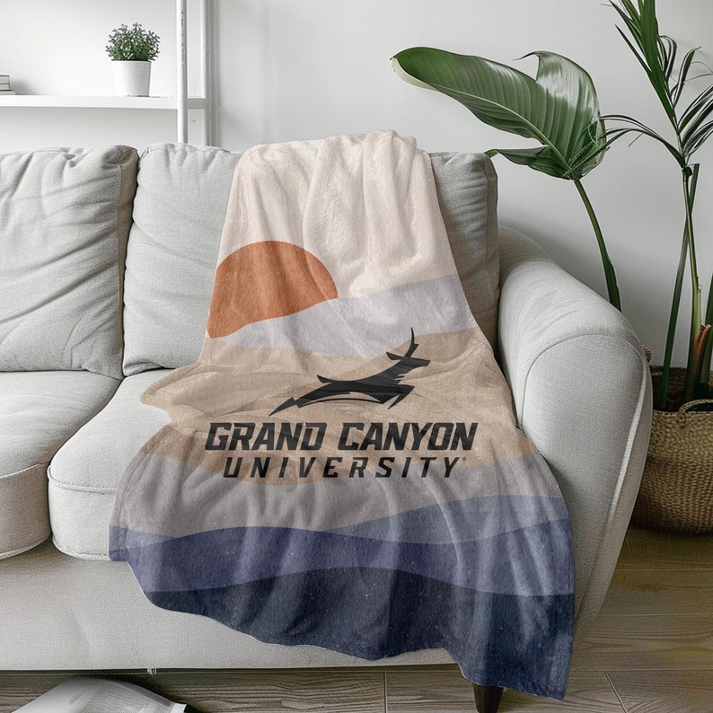 Custom Velveteen Plush Blanket Grand Canyon University Graduation ...