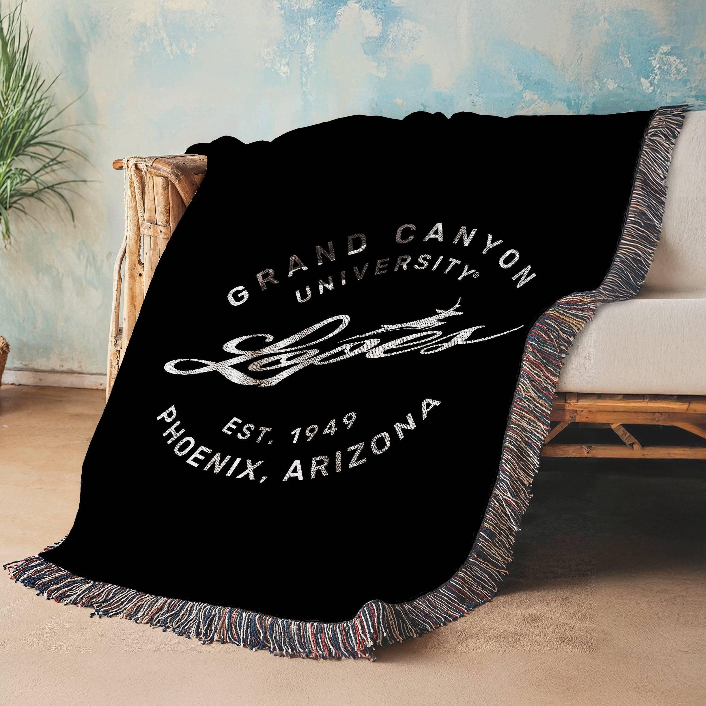 Woven Blanket GCU Grand Canyon University College Student Christmas ...