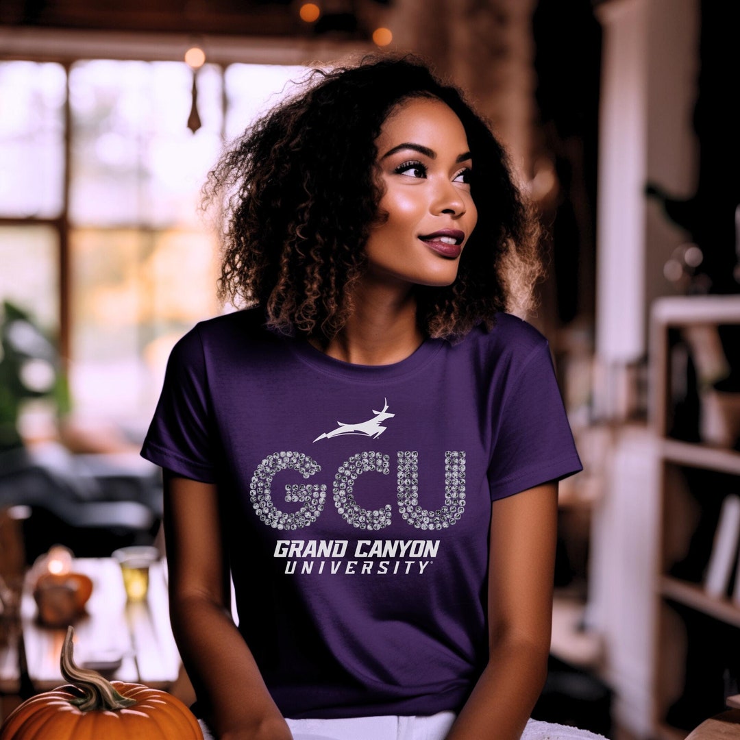 GCU T-shirt Faux Diamond Sequin Bling Varsity Lettering GCU Grand ...