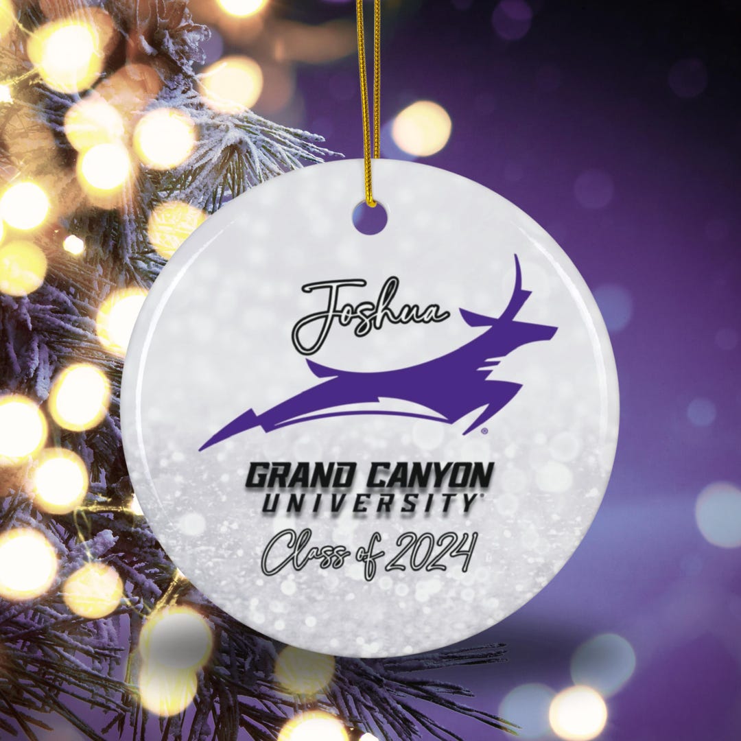Personalized College Ornament Custom University Christmas Gift Student ...