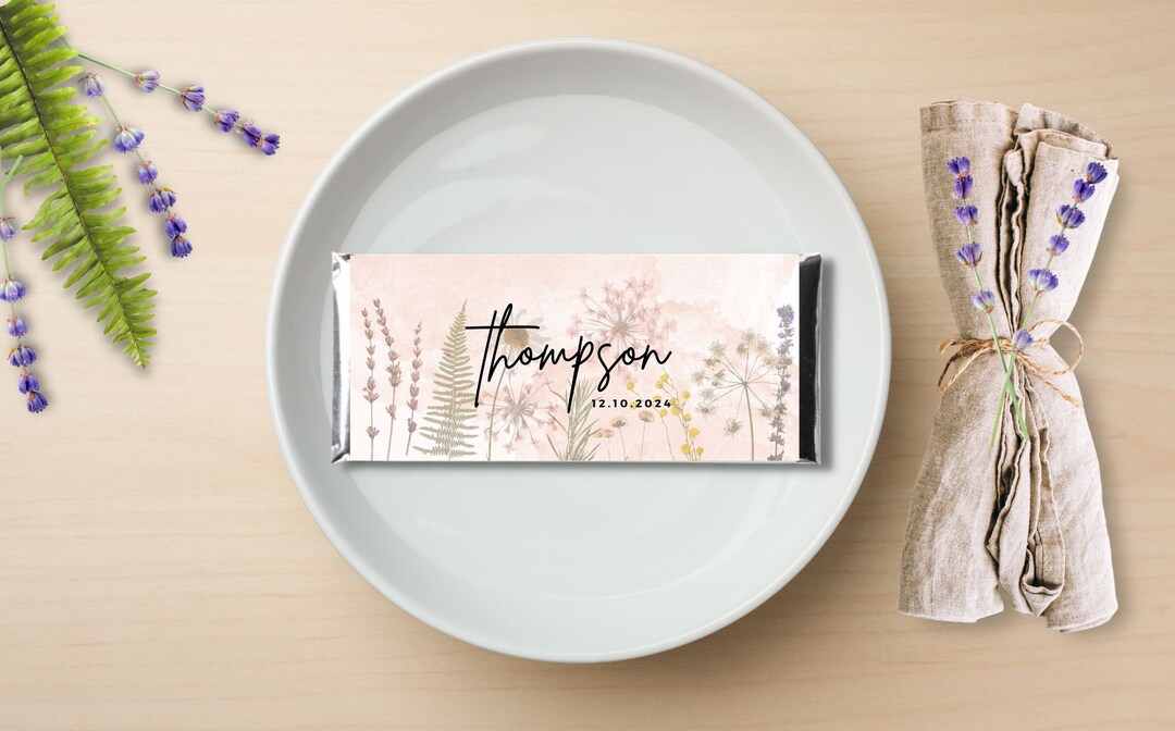 Printed & Cut Custom Candy Bar Wrappers | Personalized Hershey Bar ...