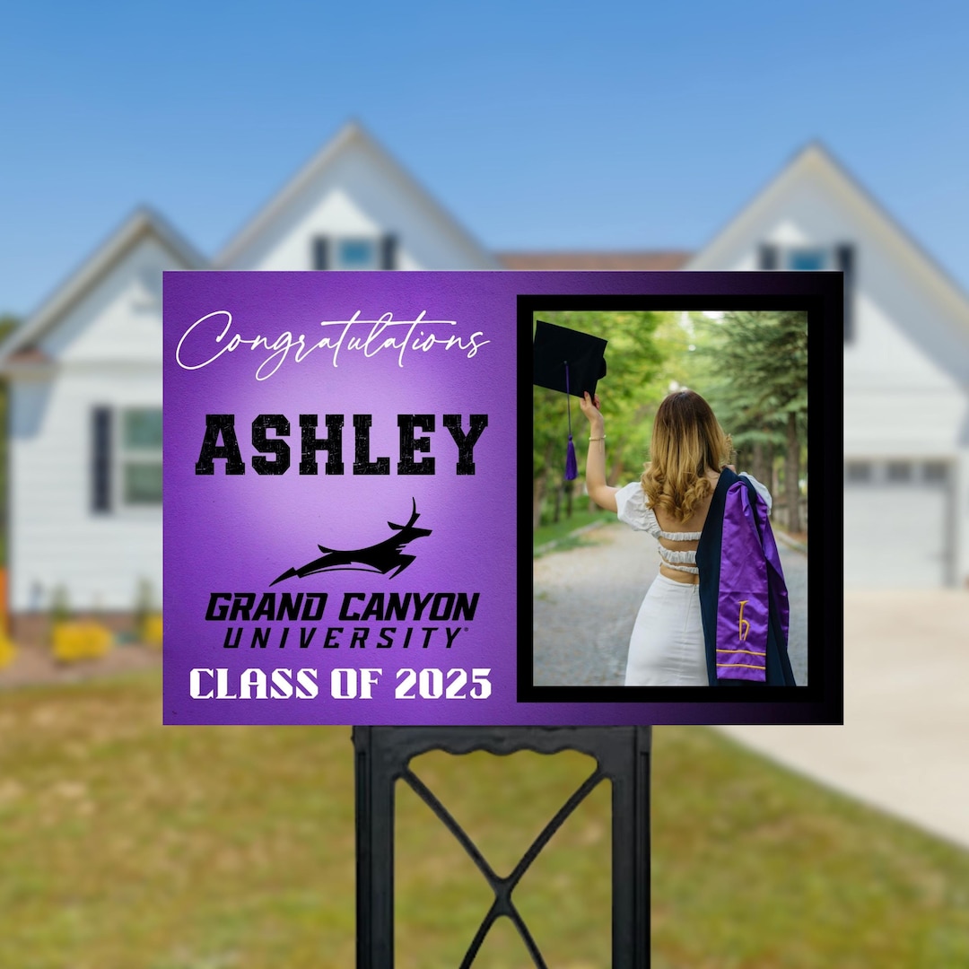 DIGITAL DOWNLOAD Grand Canyon University GCU Custom Yard Signs ...