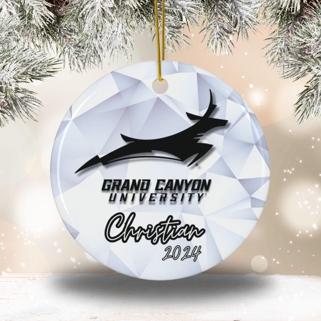GCU Black Lope Grand Canyon University Custom Ceramic Christmas ...