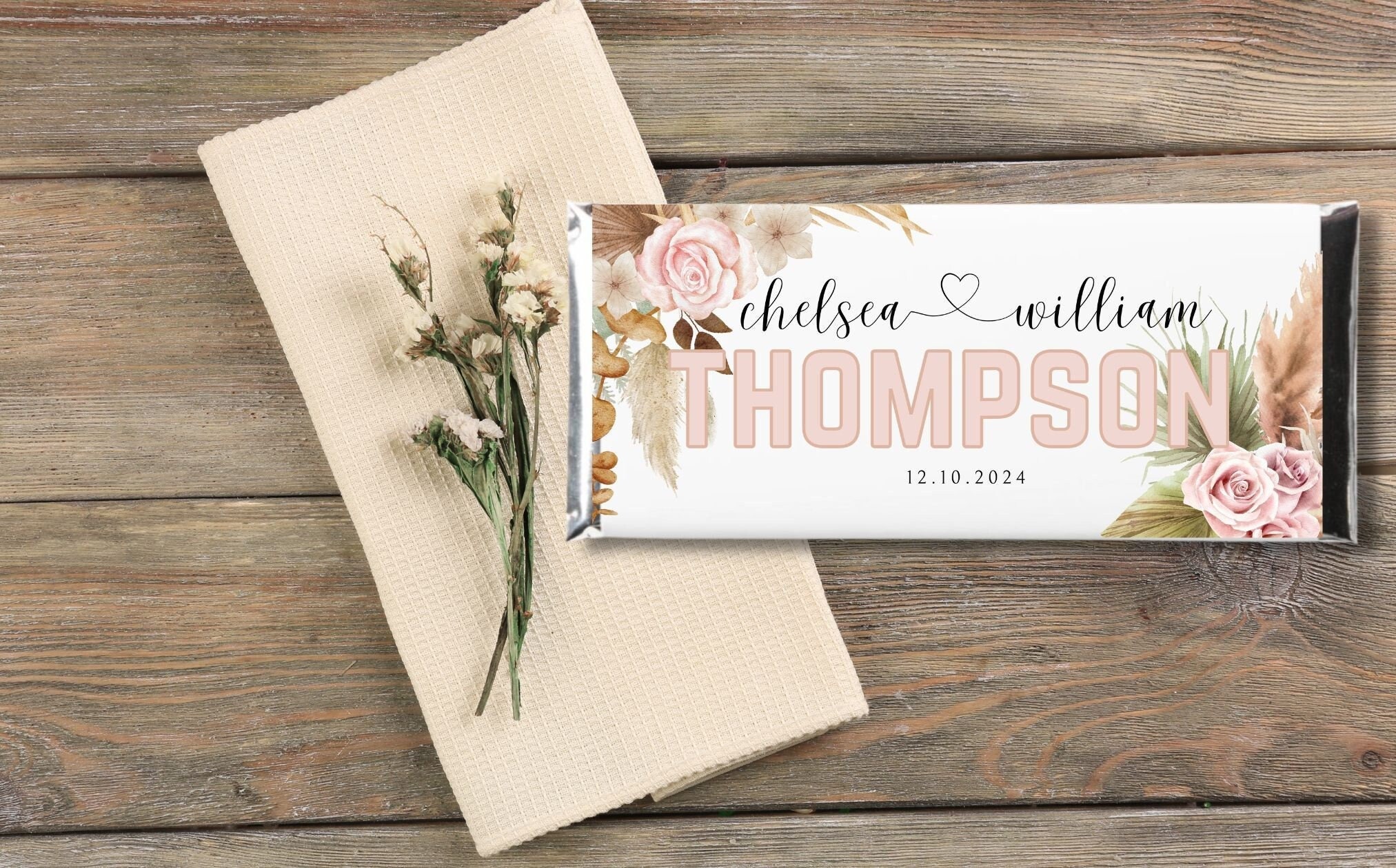 Printed & Cut Custom Candy Bar Wrappers Personalized Hershey Bar ...