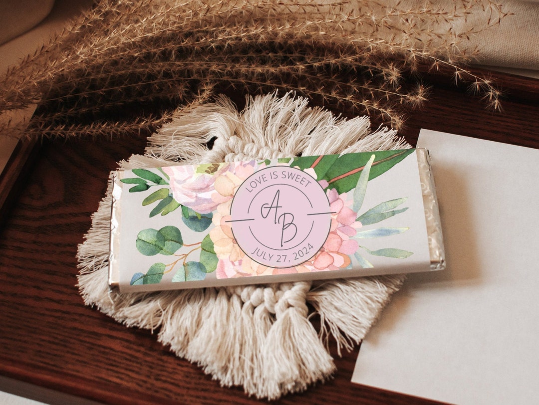 Printed & Cut Custom Candy Bar Wrappers | Personalized Hershey Bar ...