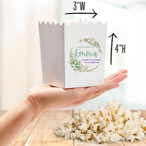 Personalized Popcorn Box Graduation Party Favor | Custom Fun Grad Party ...
