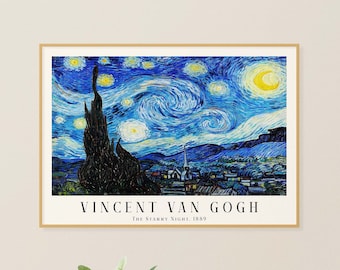 Van Gogh Printable Art Van Gogh Poster, Van Gogh Wall Art, Almond ...