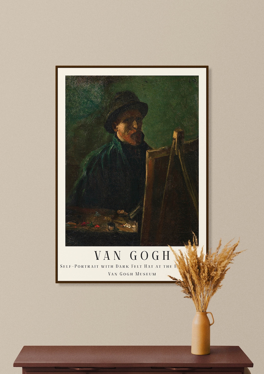 Van Gogh Printable Art - Self Portrait, Van Gogh Poster, Van Gogh Wall ...