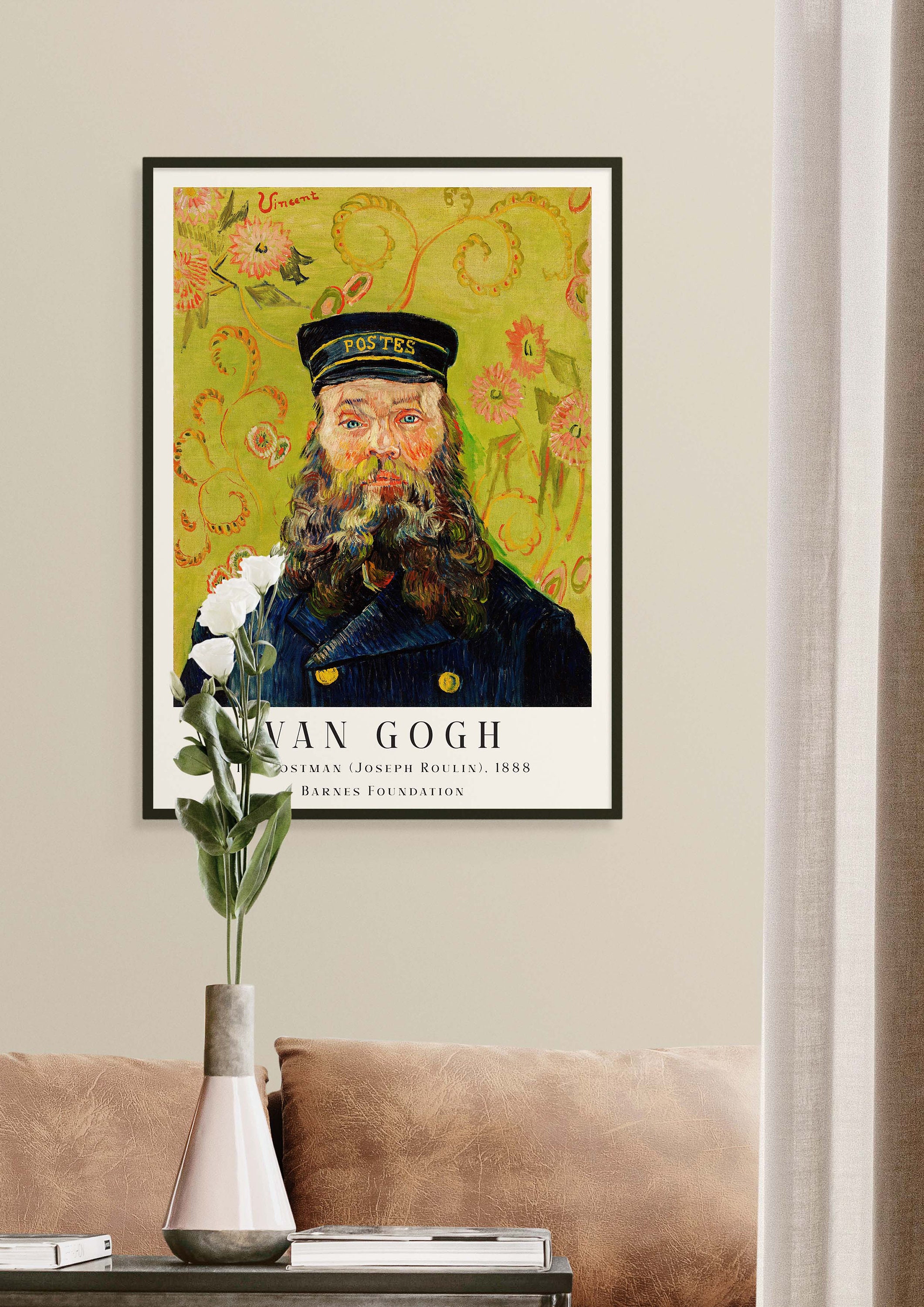 Van Gogh Printable Art the Postman Print, Van Gogh Poster, Van Gogh ...
