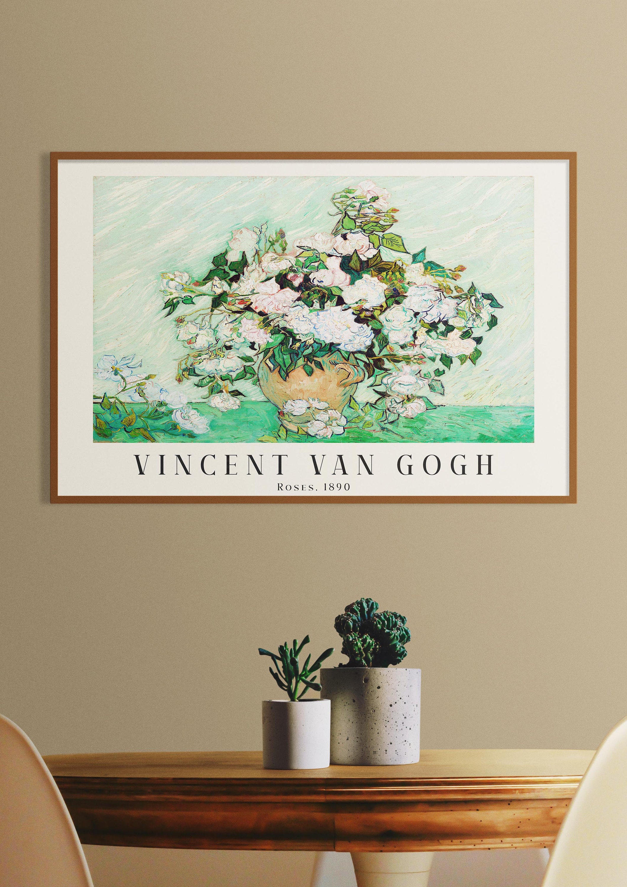 Van Gogh Printable Art Van Gogh Poster, Van Gogh Wall Art, Roses Poster ...
