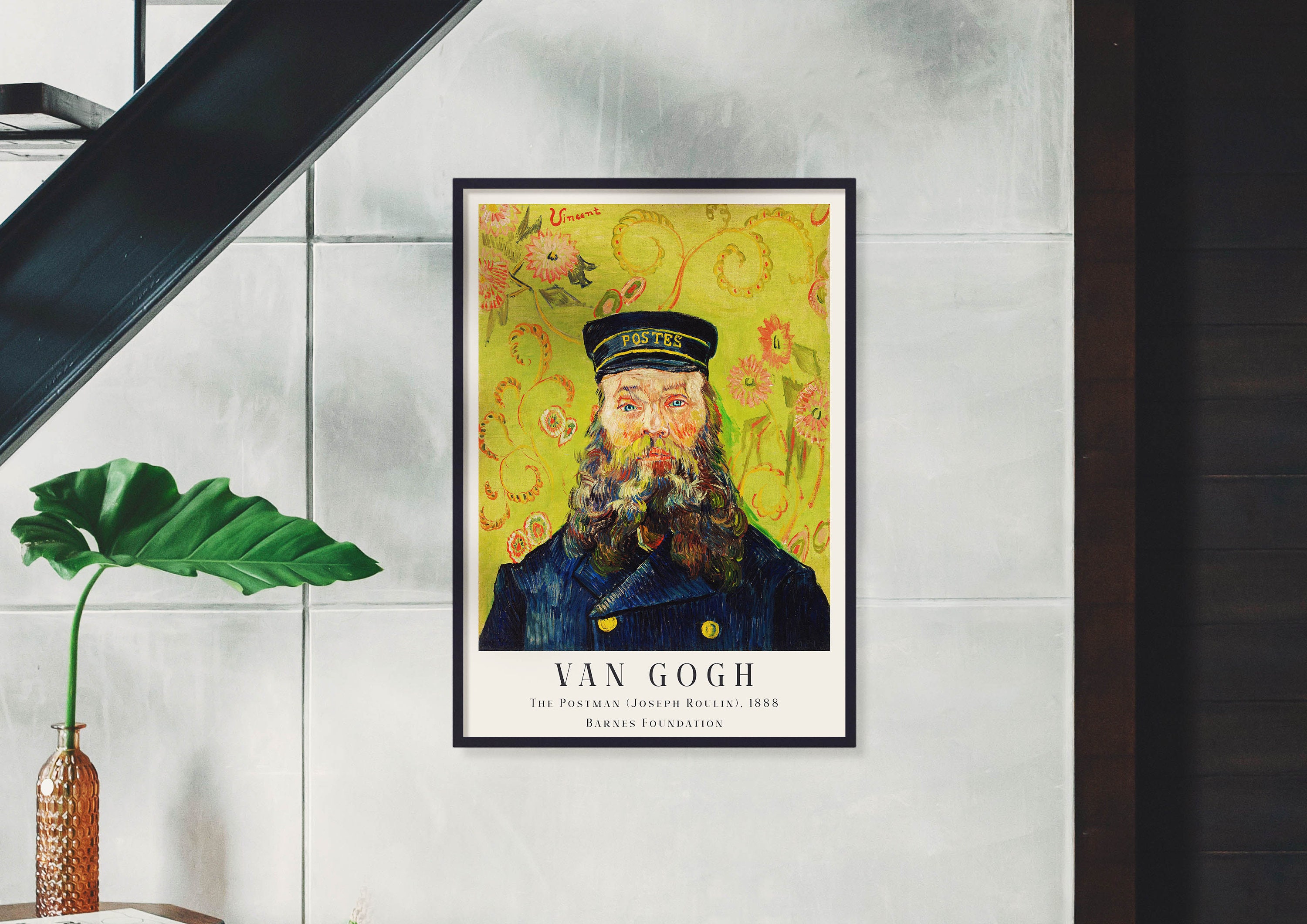 Van Gogh Printable Art the Postman Print, Van Gogh Poster, Van Gogh ...