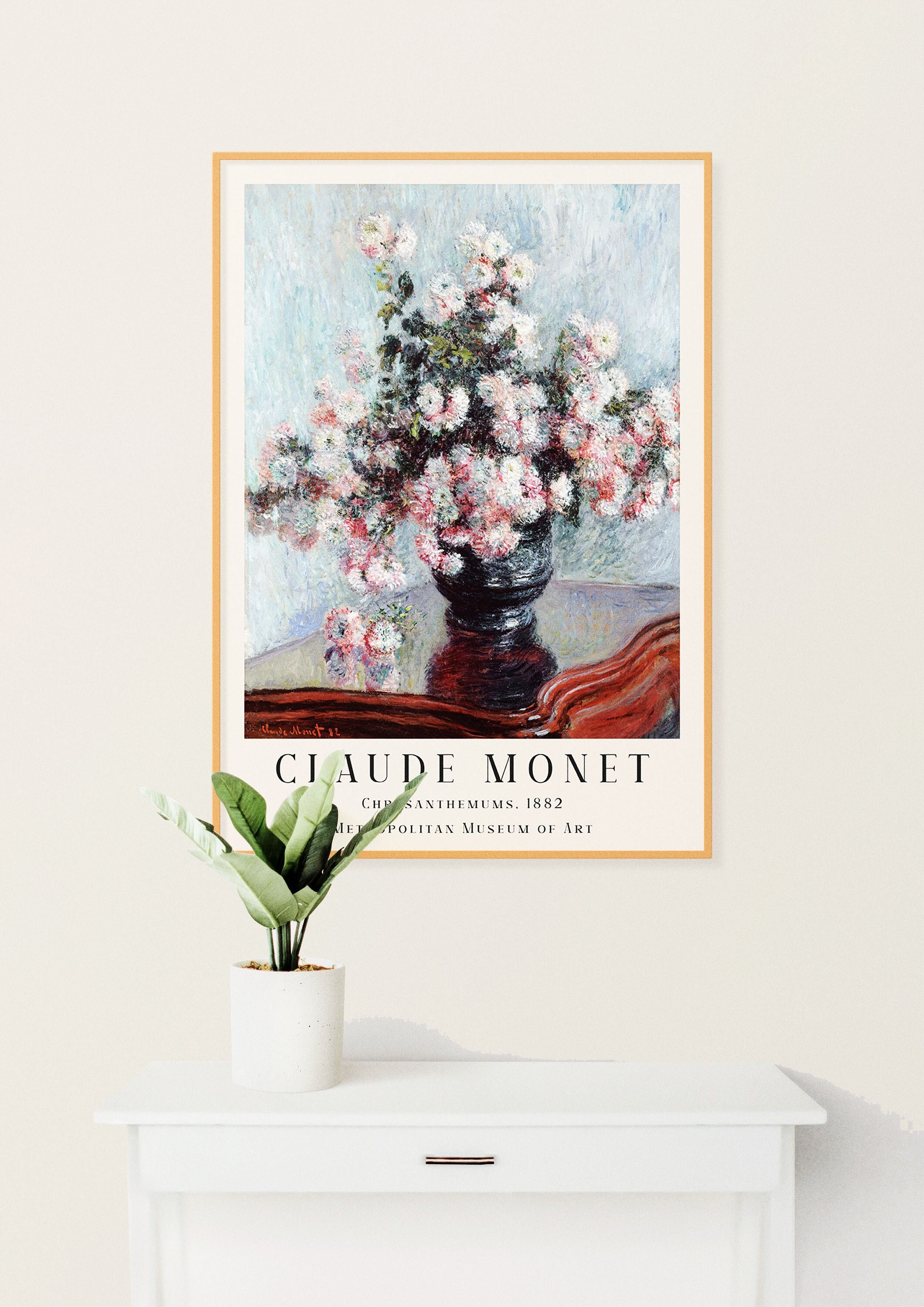 Claude Monet Printable Art - Chrysanthemums, Monet Wall Art, Monet ...