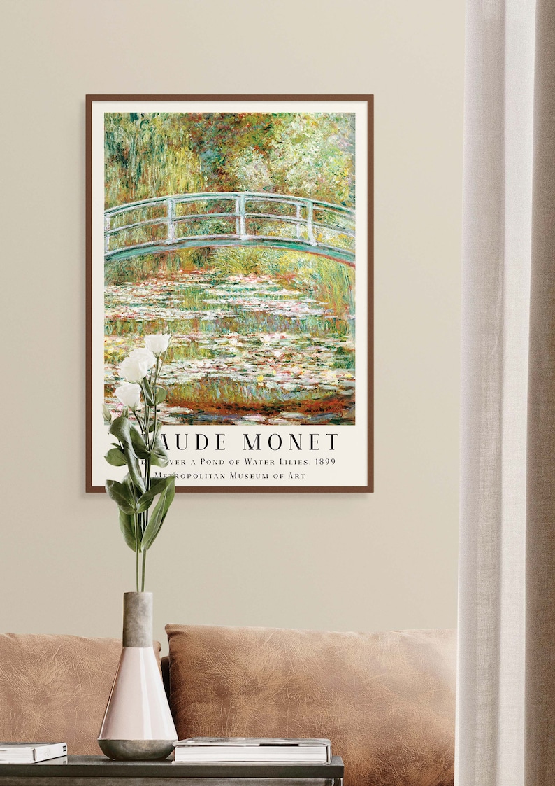 Claude Monet Printable Art - Water Lily Print, Monet Wall Art, Monet ...
