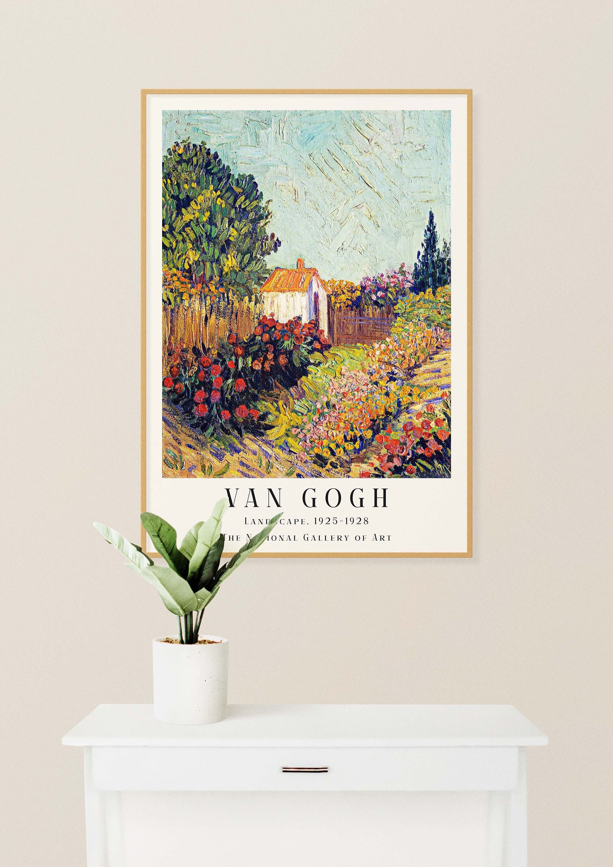 Vincent Van Gogh Printable Art Landscape Print, Van Gogh Poster, Van ...