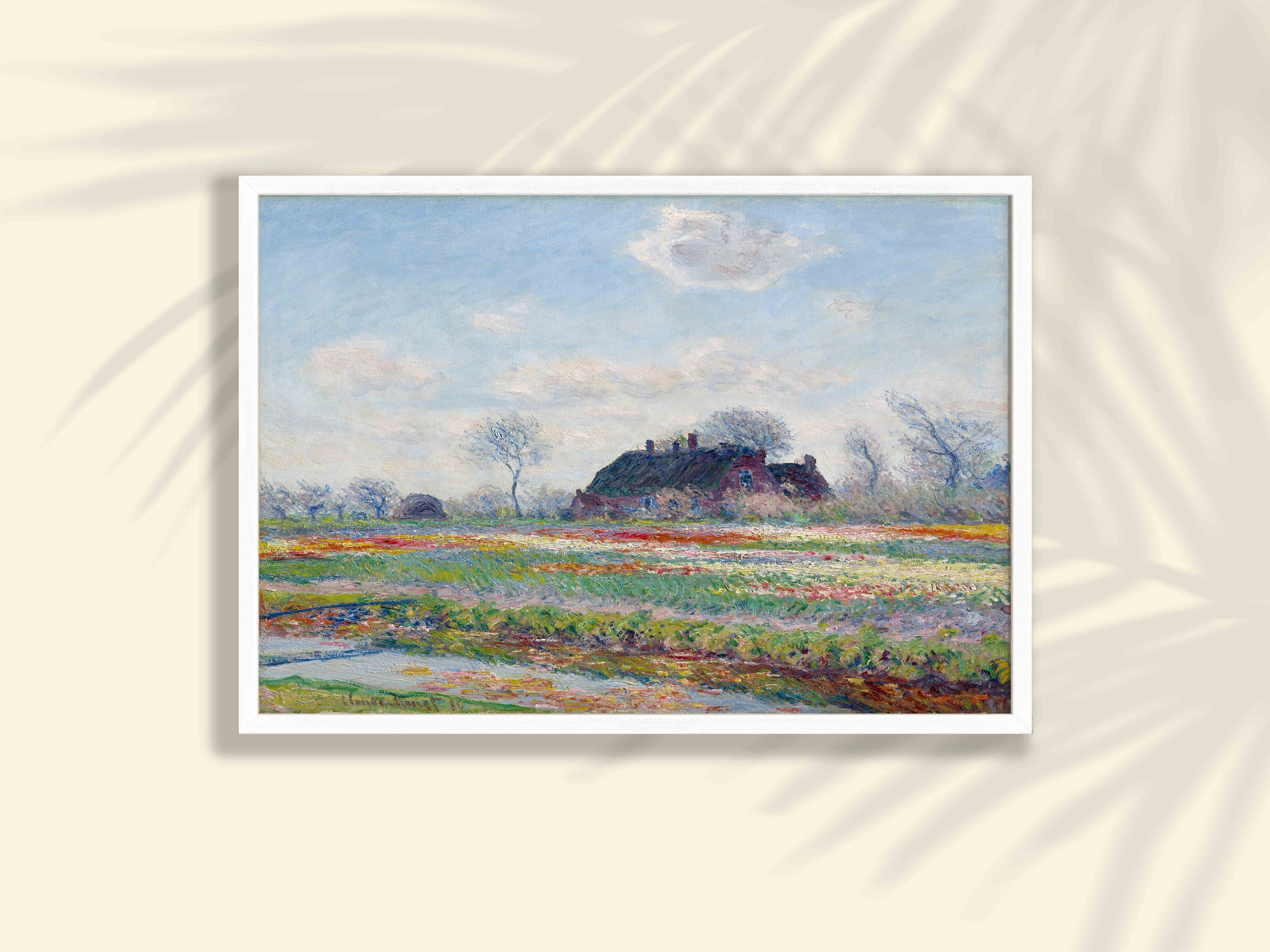 Claude Monet Printable Art Tulip Fields, Monet Wall Art, Monet Poster ...
