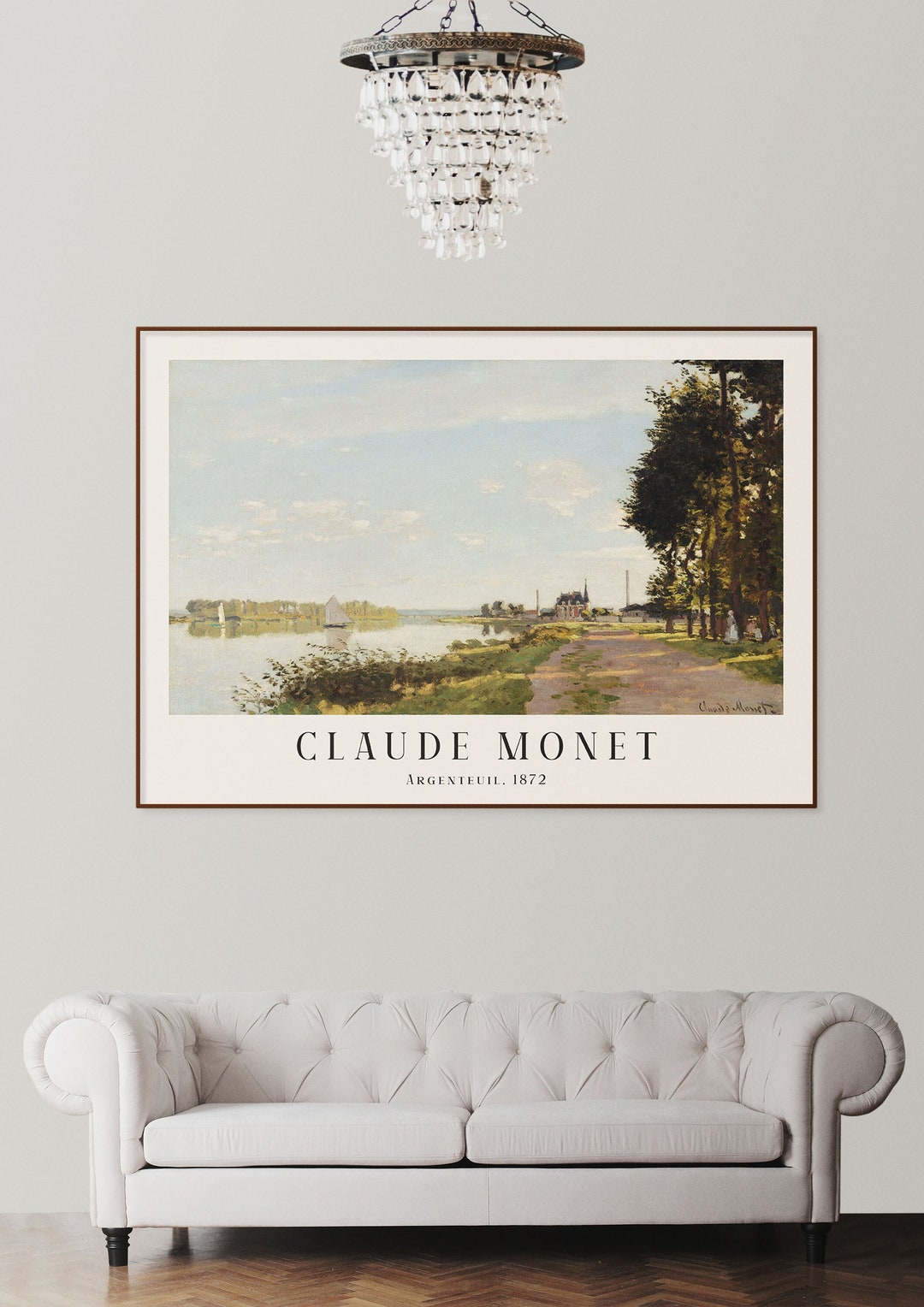 Claude Monet Printable Art Argenteuil, Monet Wall Art, Monet Poster ...