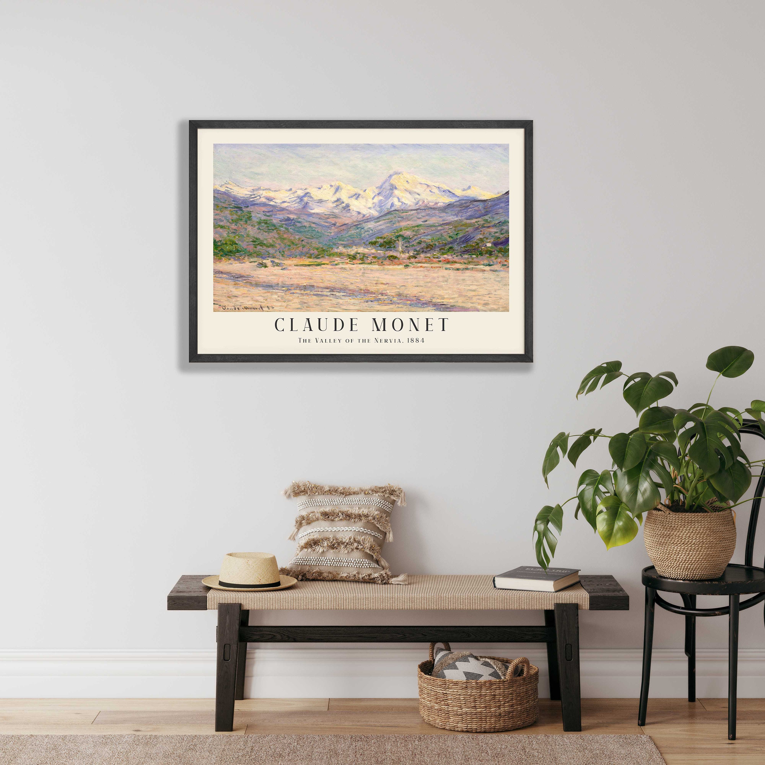 Claude Monet Printable Art the Valley of the Nervia, Monet Wall Art ...