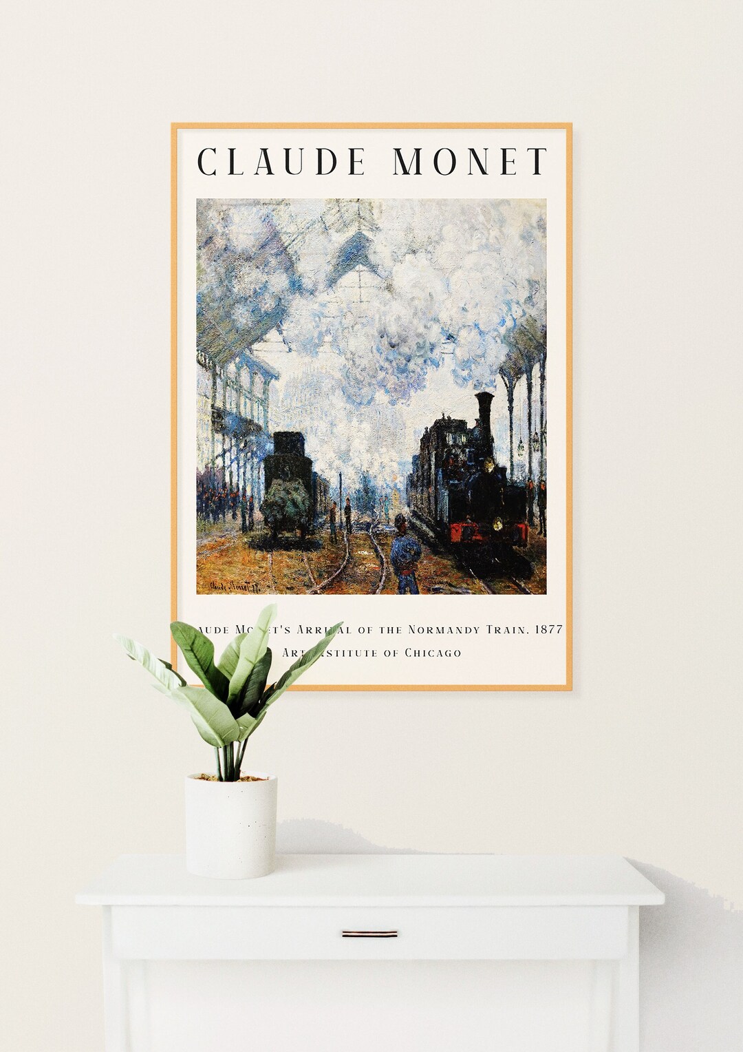 Claude Monet Printable Art - Normandy Train, Monet Wall Art, Monet ...