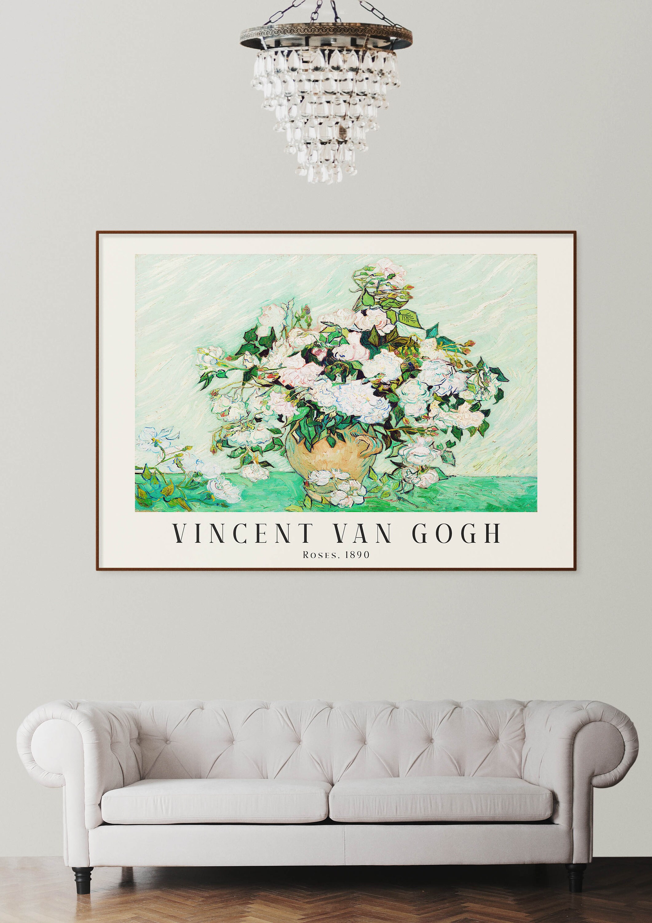 Van Gogh Printable Art Van Gogh Poster, Van Gogh Wall Art, Roses Poster ...