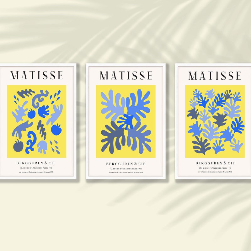 Yellow Matisse Print - Etsy