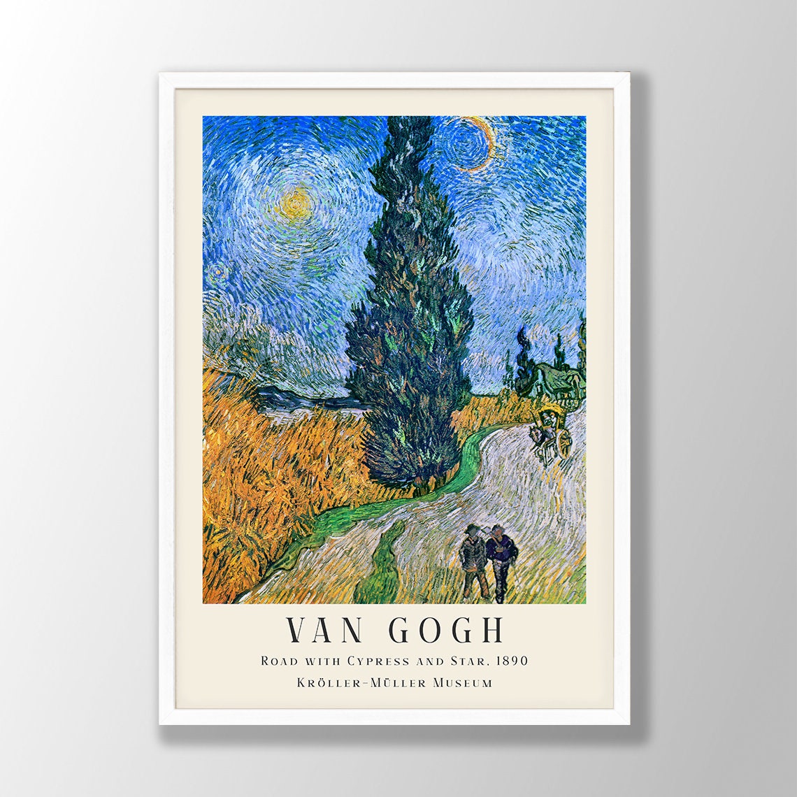 Van Gogh Prints Set of 6 Printable Art, Van Gogh Poster, Van Gogh Wall ...