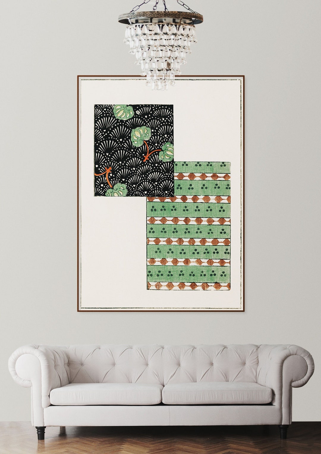 Japanese Woodblock Printable Art Japanese Print, Japanese Floral Art ...