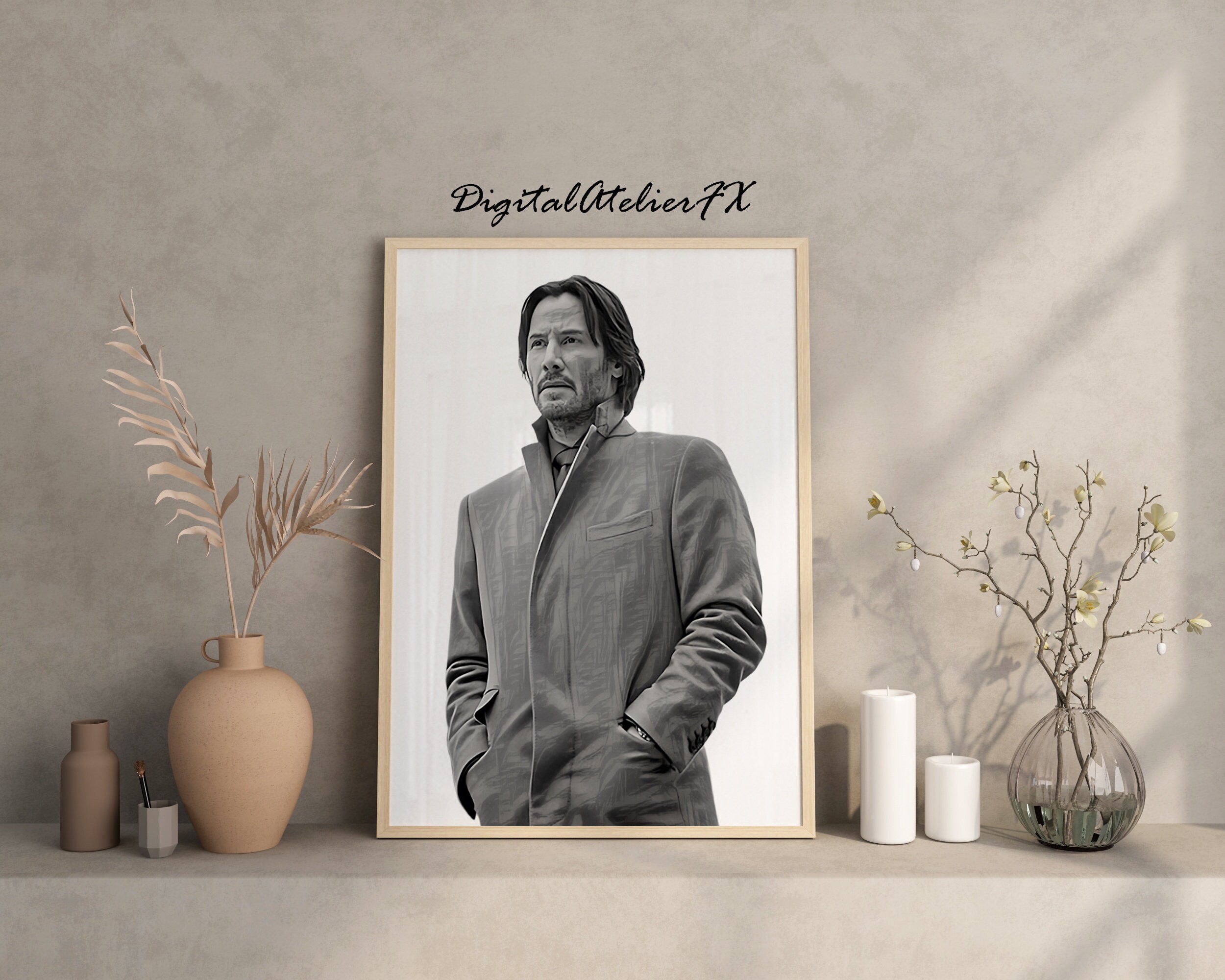Keanu Reeves Poster & Wall Art Get Your Keanu Reeves Merch - Etsy