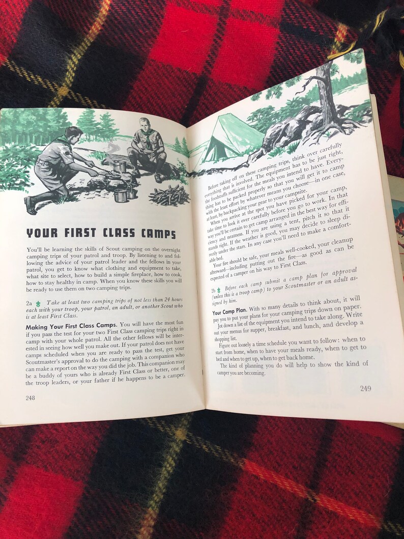 Vintage Boy Scout Handbook and Song Book 1965 - Etsy