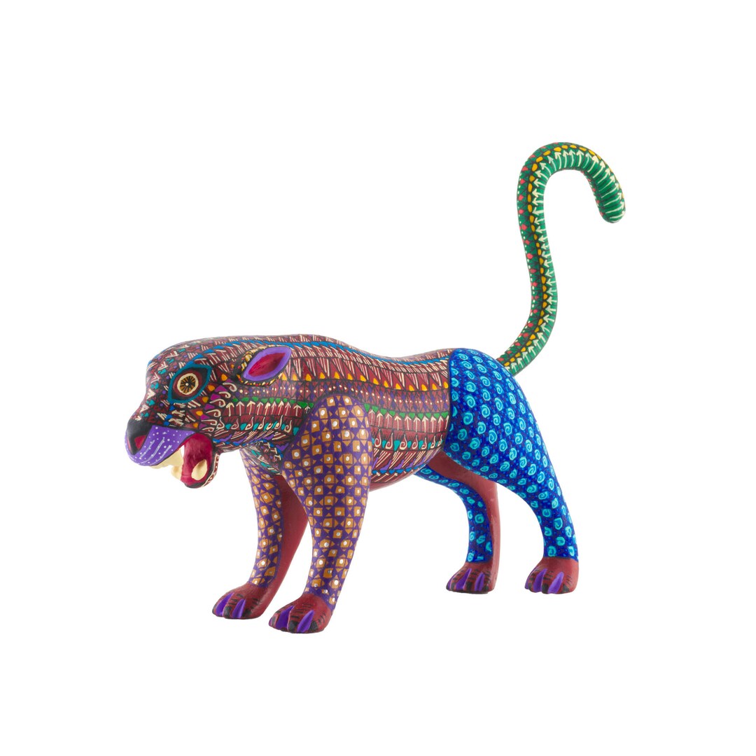 Jaguar Alebrije Big Cat Alebrije Wood Carving Statement - Etsy