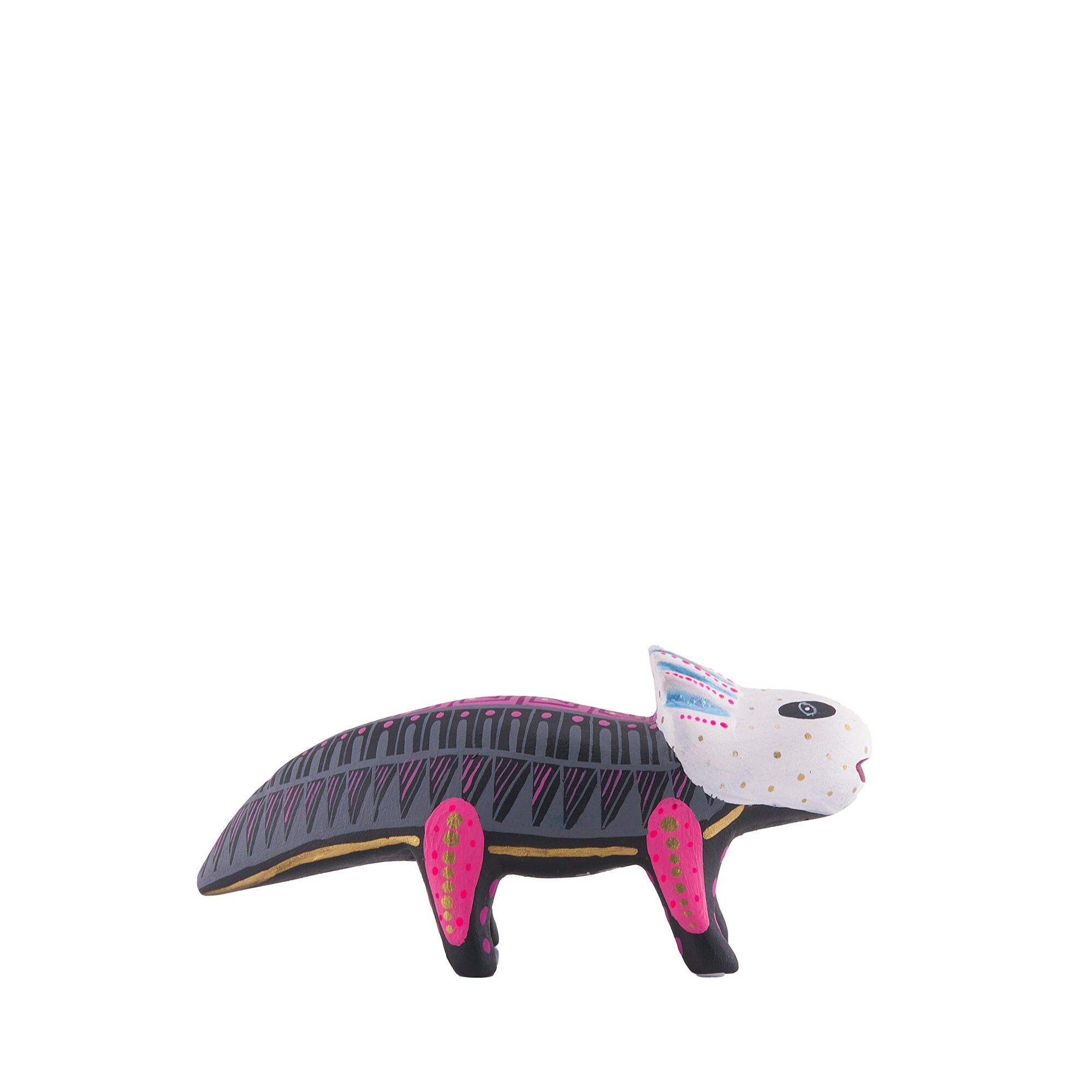Axolotl Alebrije, White & Black, Amphibian, Wood Carving, Statement ...