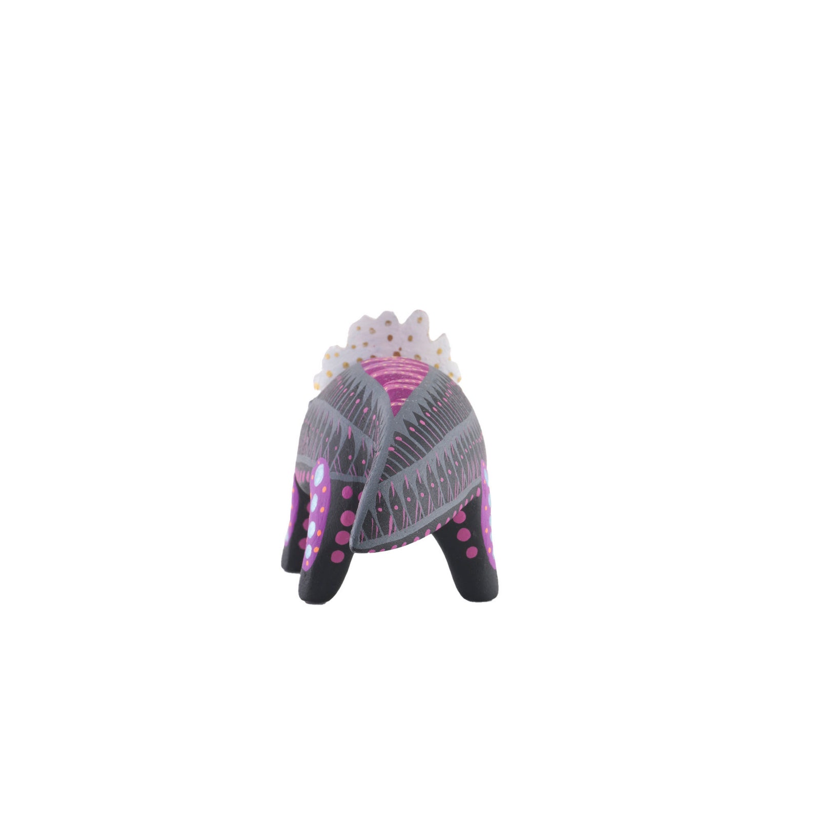 Axolotl Alebrije, White & Black, Amphibian, Wood Carving, Statement ...