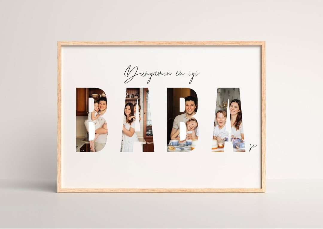 Baby Posters Baba Poster With Image Babalar Günu Hediyesi - Etsy