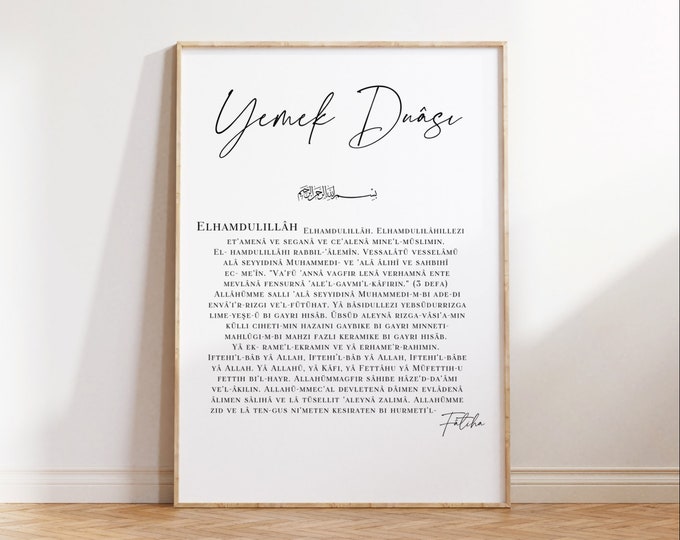 Sofra Duasi Cay Marmor Poster Set - Etsy.de