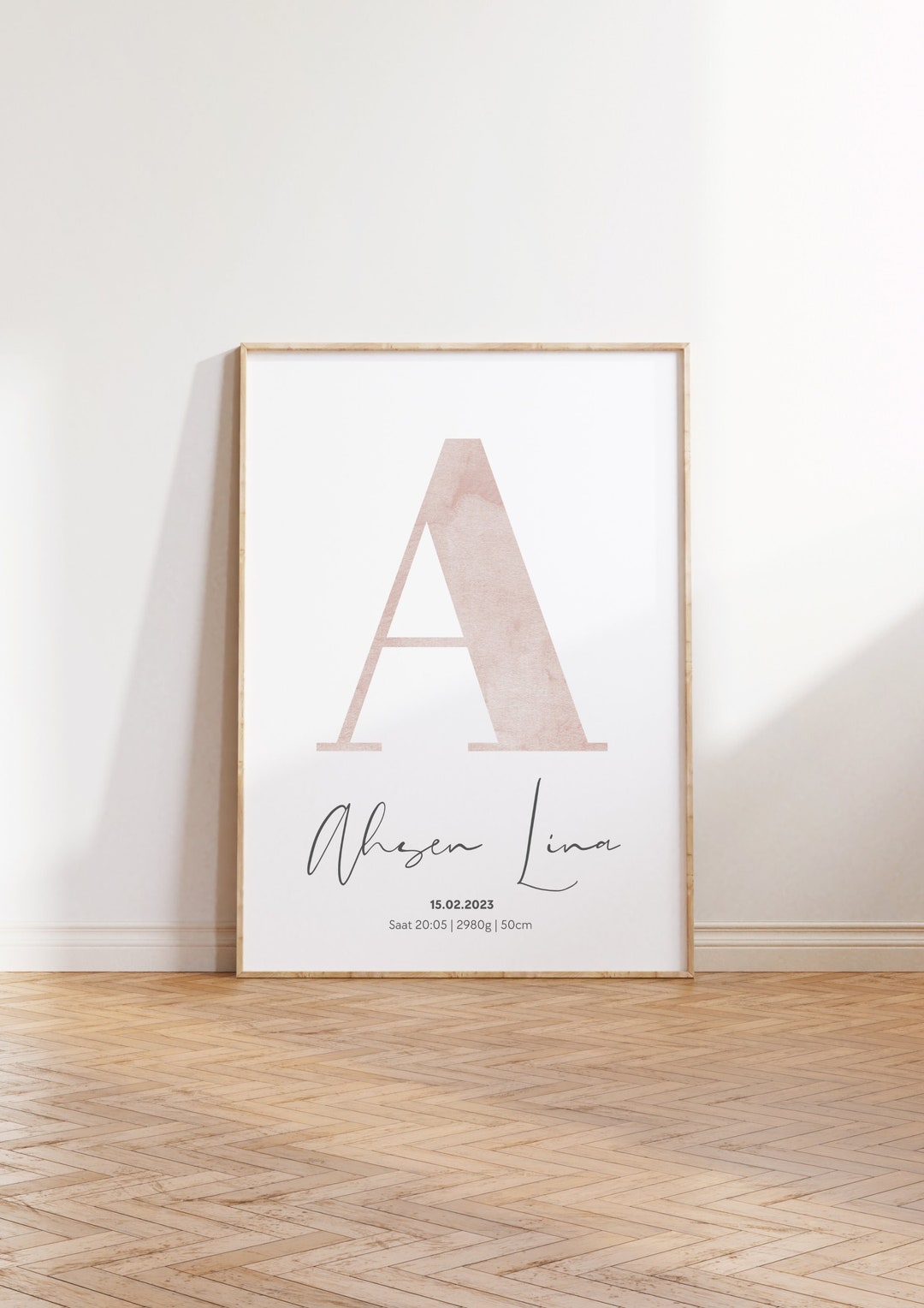 Birth Posters With Names and Dates of Birth Gift for Birth - Etsy