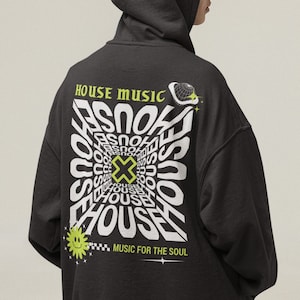 House Music Hoodie, Festival Hoodie, Rave Sweater, Rave Gift, Rave ...