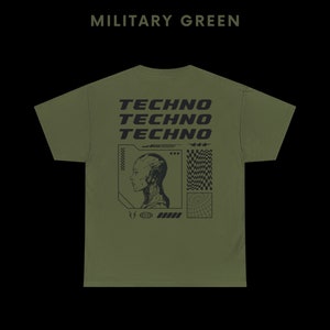 Techno Shirt, Techno Music T-shirt, Techno Clothes, Techno Top, Rave T ...