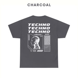 Techno Shirt, Techno Music T-shirt, Techno Clothes, Techno Top, Rave T ...