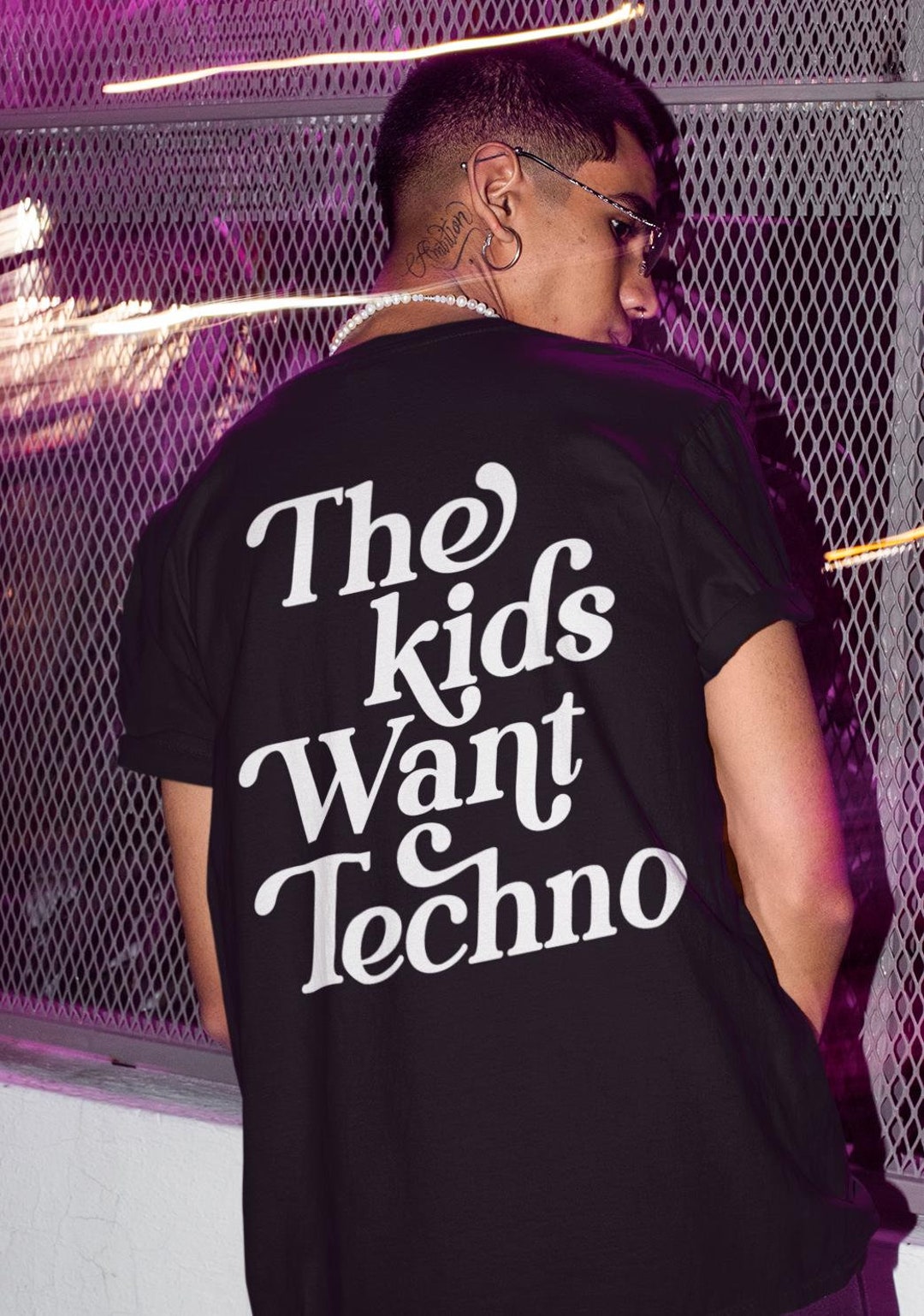 The Kids Want Techno T-shirt: Rave Festival Party Outfit - Etsy